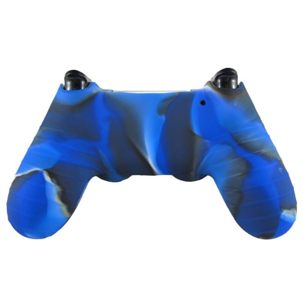 Tri-Color Pink & Purple & Blue Camouflage Anti-Slip Silicone Cover Skin ...