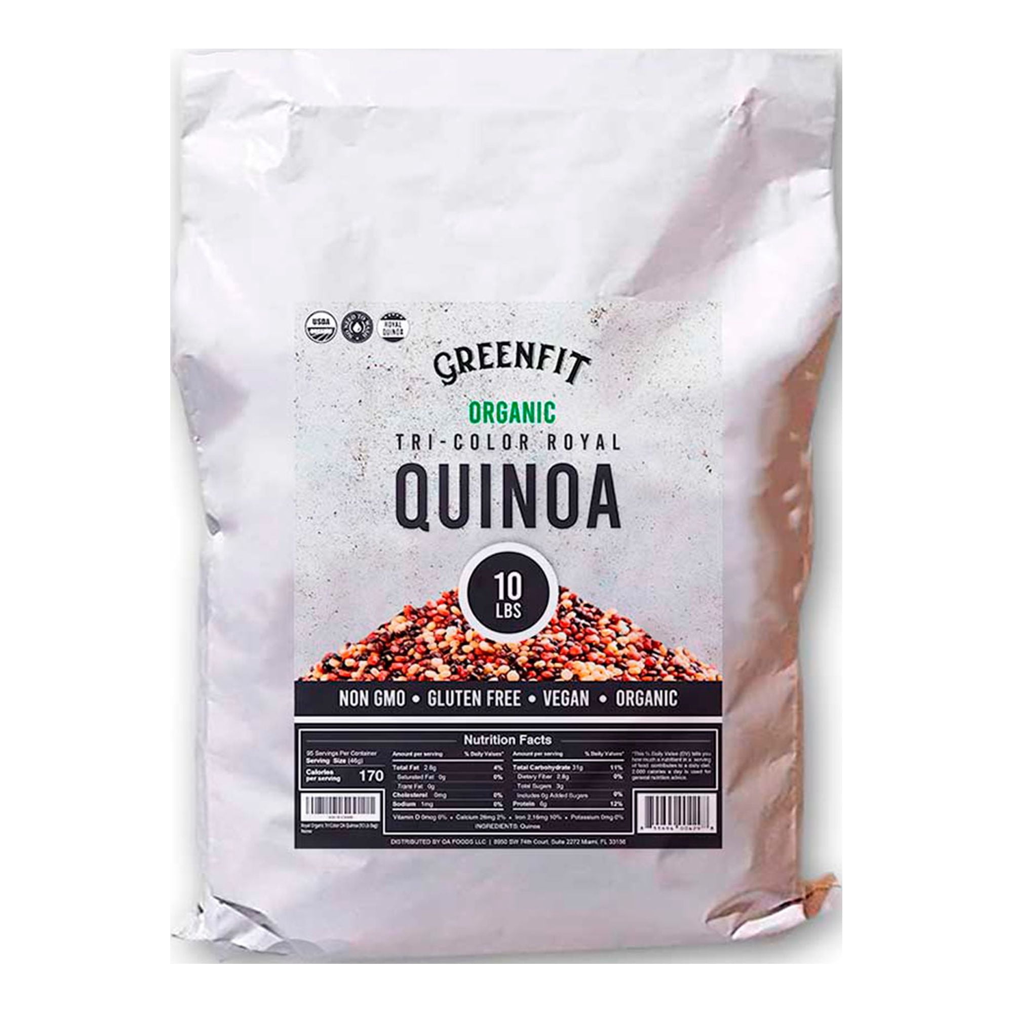 Royal Rainbow Tri Color Quinoa, 10 Lb - Product of Bolivia - Walmart.com