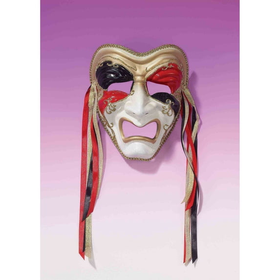 Tri Color Tragedy Mask - Walmart.com
