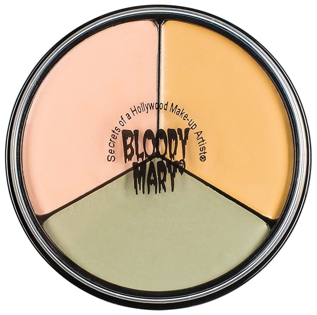 Tri Color Wheel Monster Makeup Cream - Death Pale, Flesh and Vampire ...