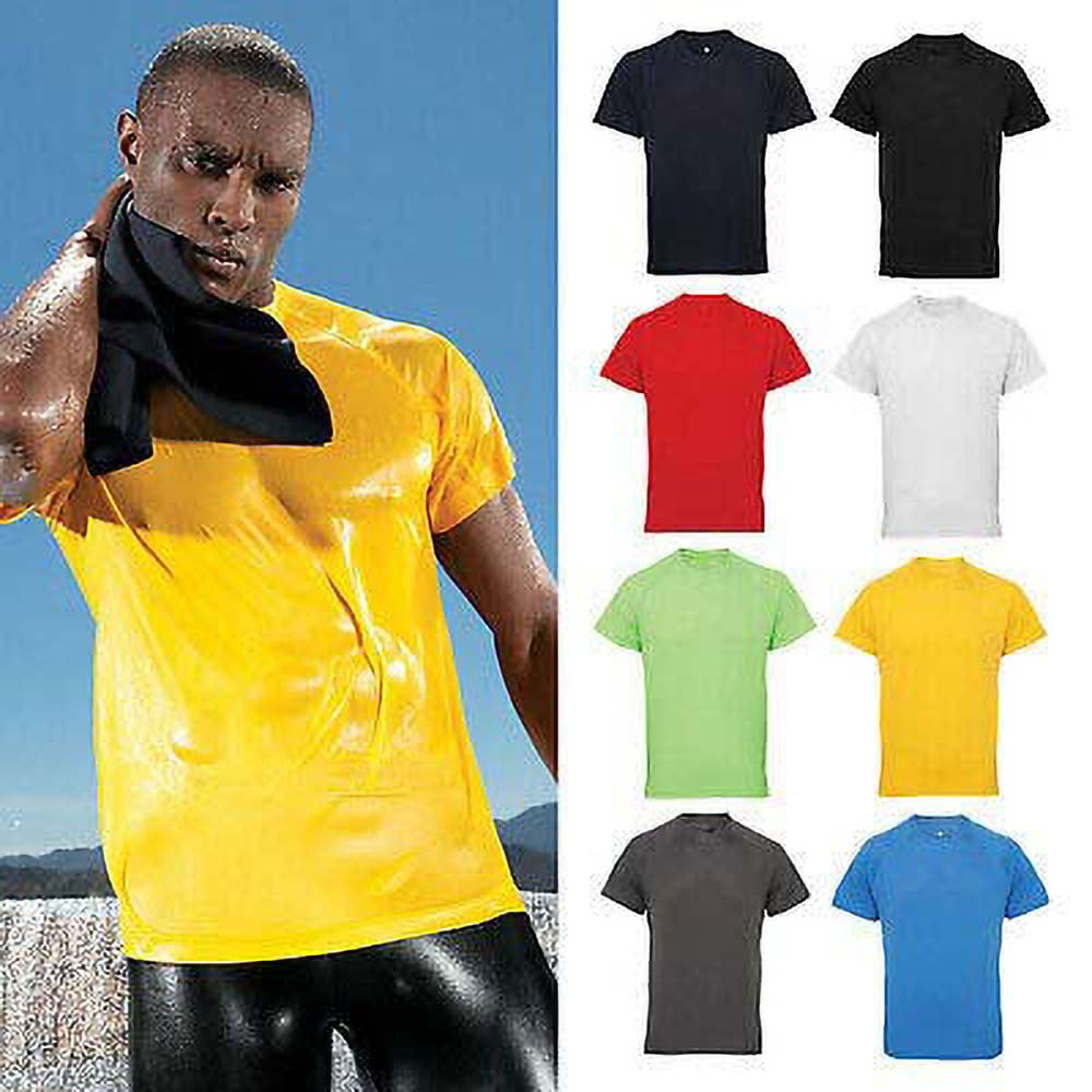 Tri Dri Mens Short Sleeve Lightweight Fitness T-Shirt - Walmart.com