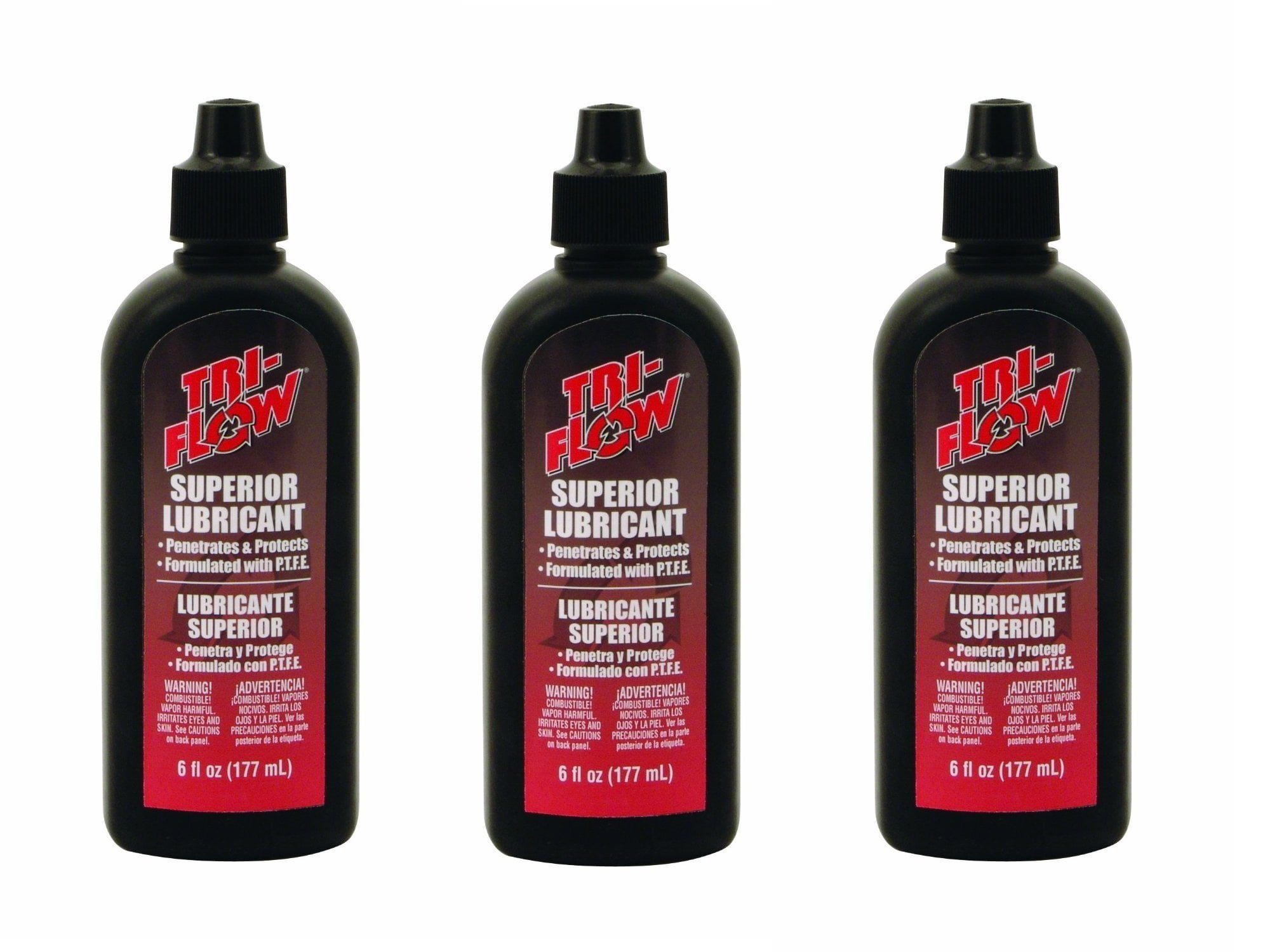Tri-Flow Superior Lube, UIUyvw 3 Pack 6oz Drip Bottle - Walmart.com