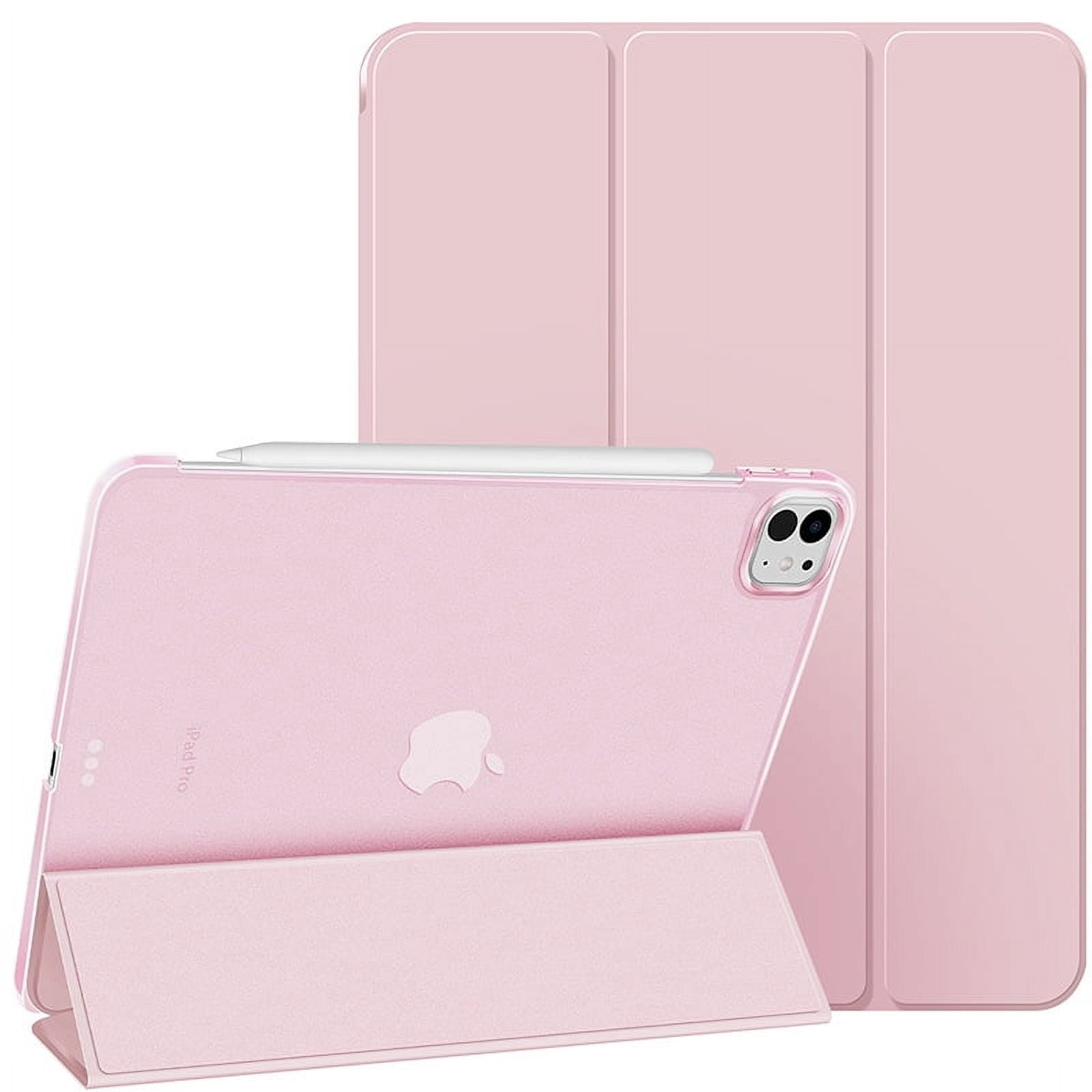 Tri-Fold PC Hard Shell Tablet Case for iPad (pink,CaseCore Case for ...