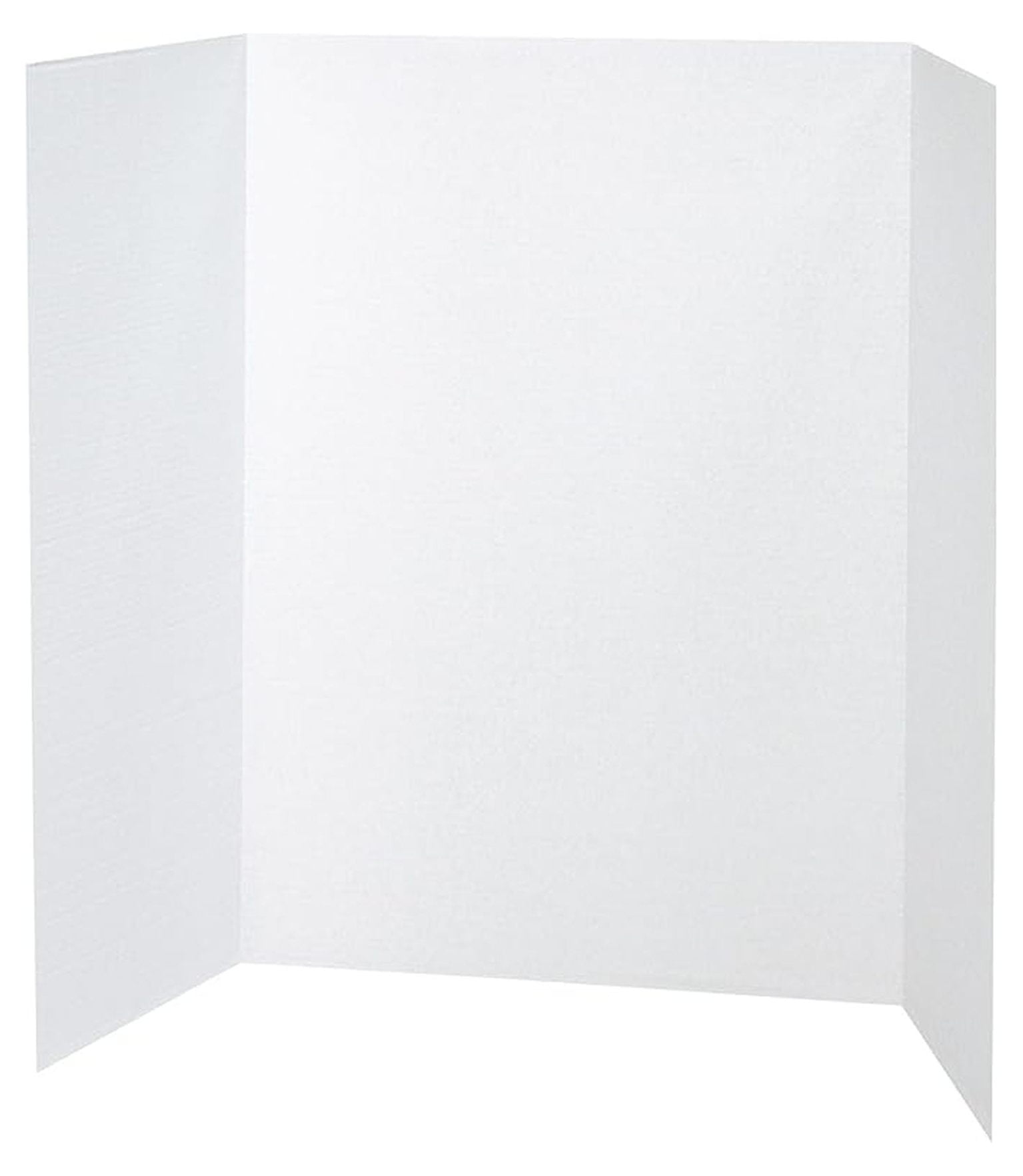 Tri-Fold Presentation Board, 40"X28", Pack of 8, White, - Walmart.com