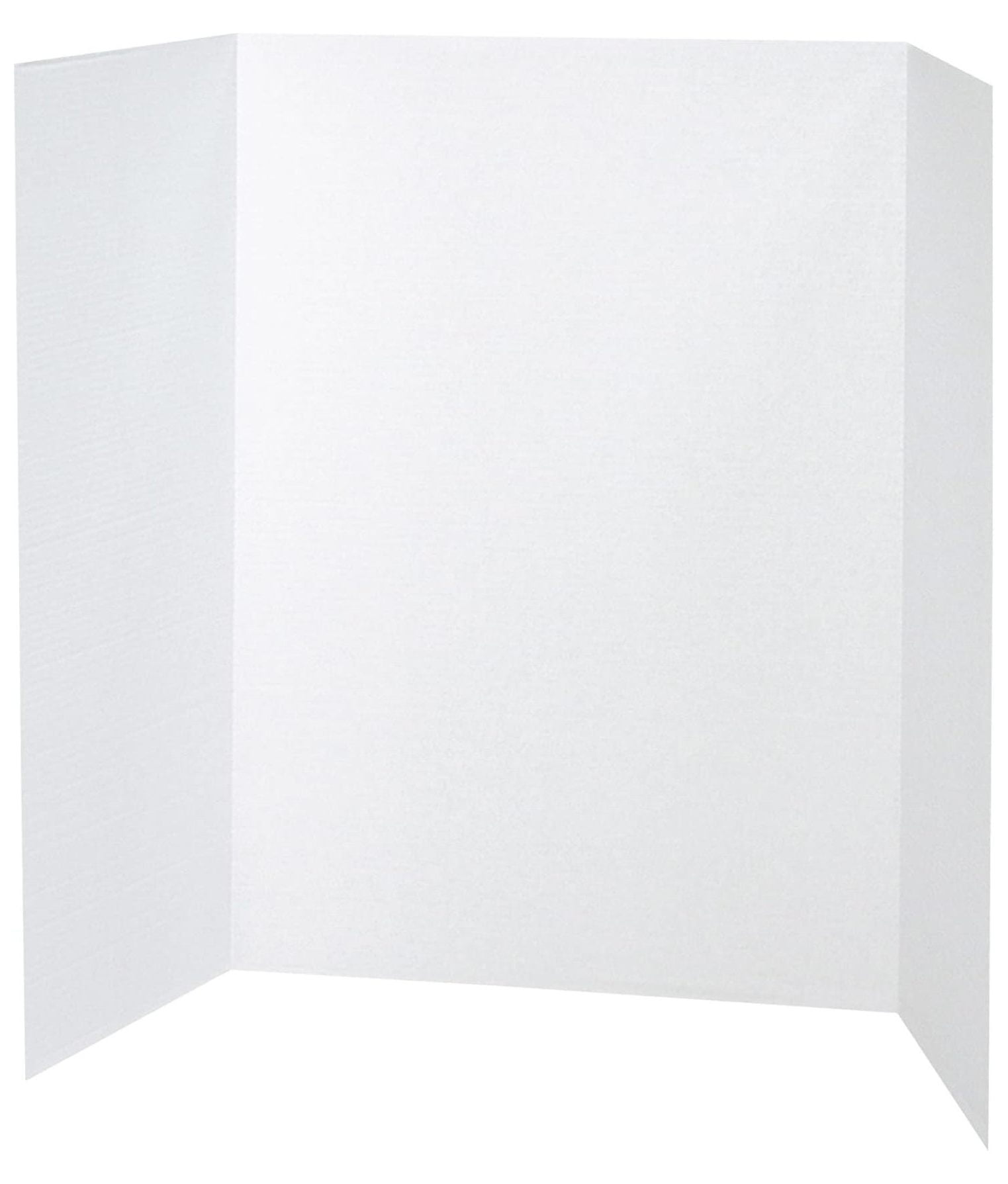 Tri-Fold Presentation Board, 40"X28", Pack of 8, White, - Walmart.com
