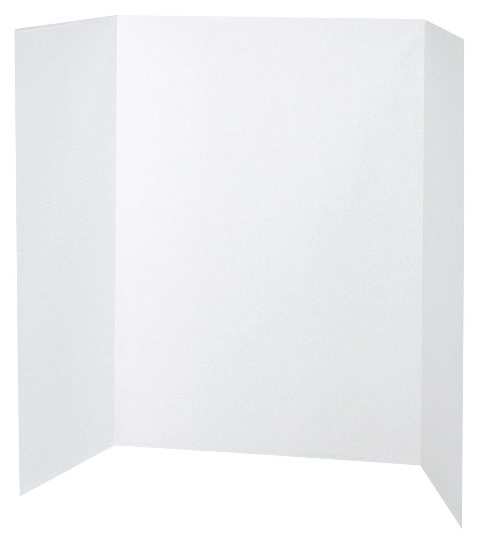 Tri-Fold Presentation Boards 40x28, 8-Pack White Display Boards ...