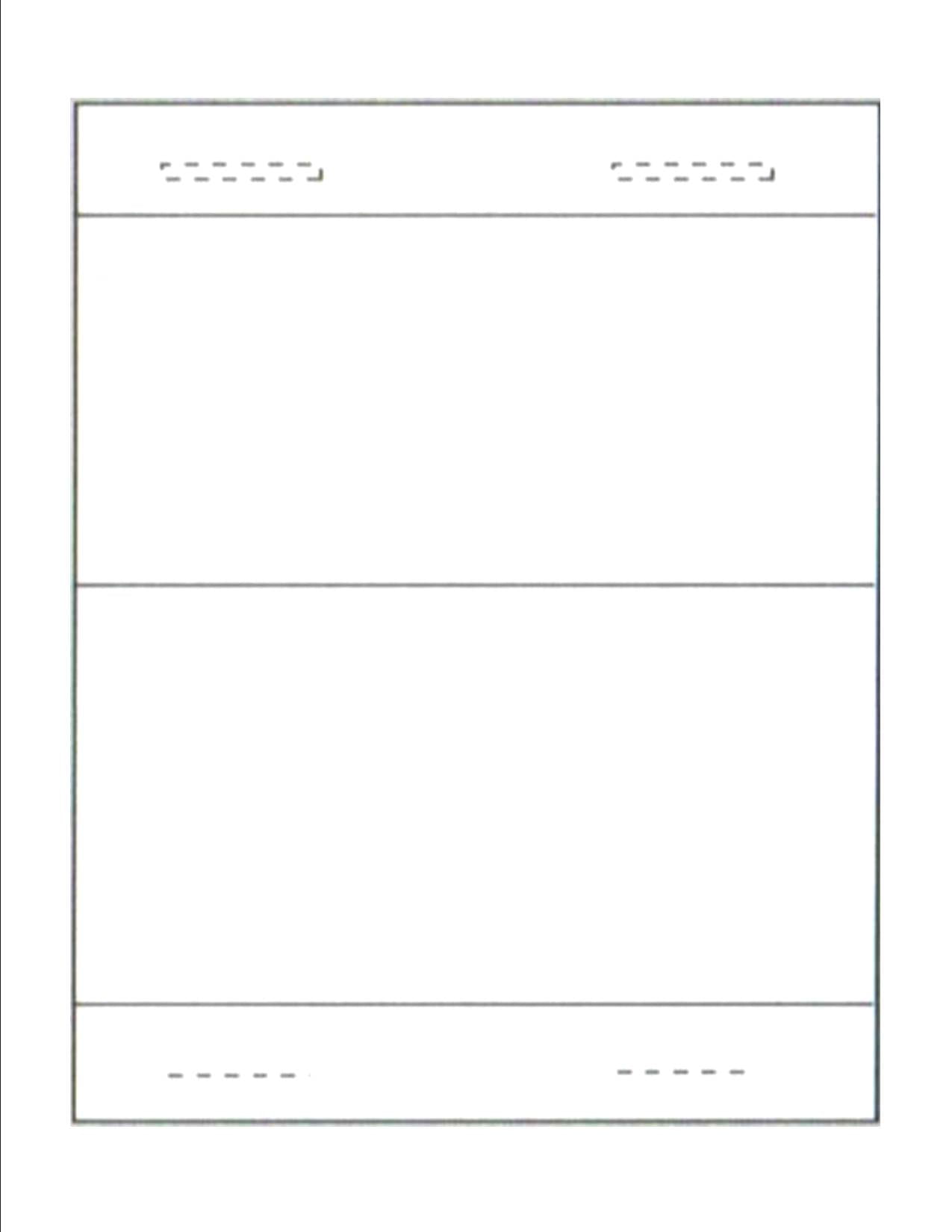 Tri-Fold Table Talker, 1-UP on 8.5" x 11" White 65lb Cover Paper - 100 Sheets - Walmart.com