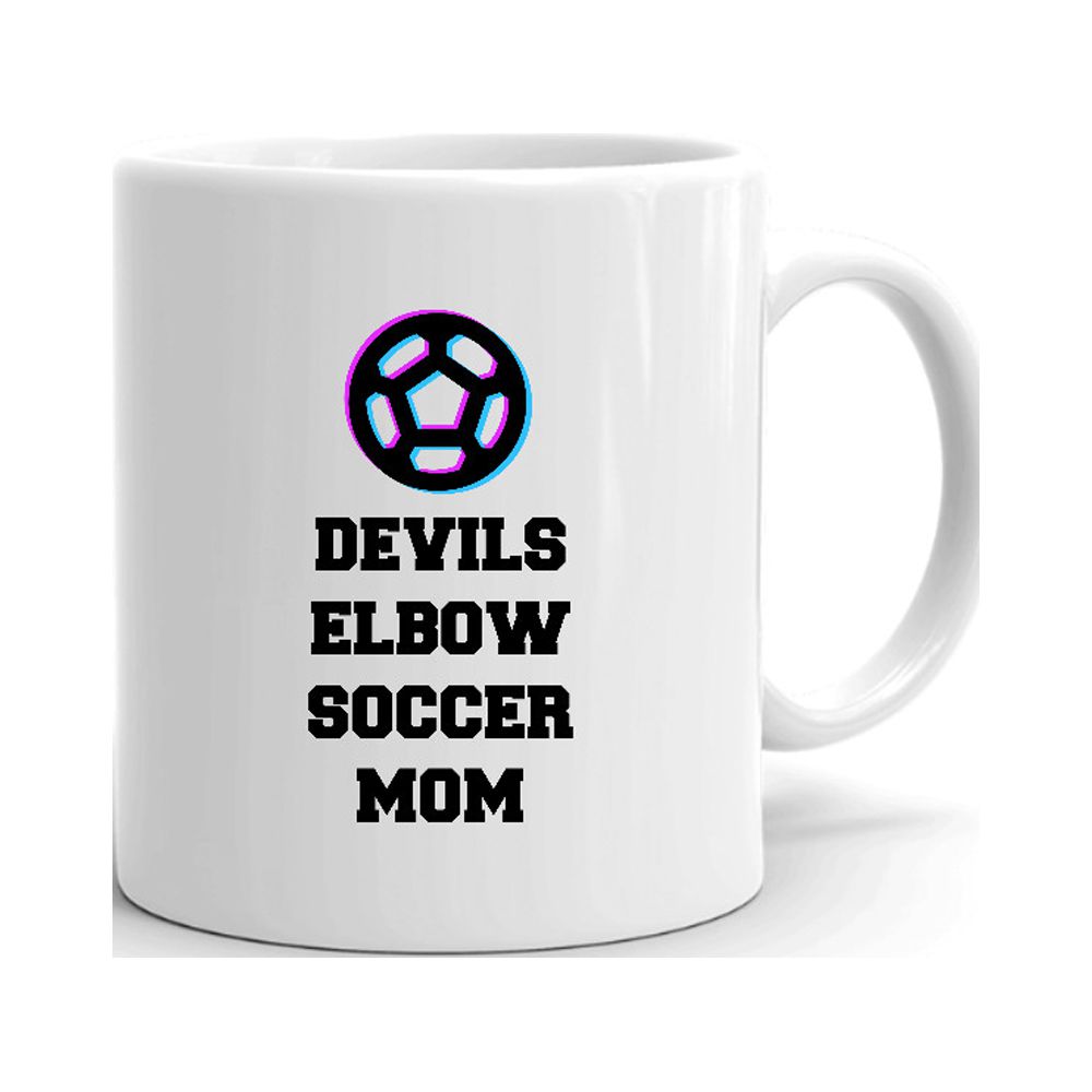 Tri Icon Devils Elbow Soccer Mom Ceramic Dishwasher And Microwave Safe ...