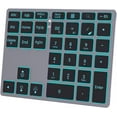 Tri-Mode 35-Key Aluminum 7-Color Backlit Rechargeable Wireless Numpad ...