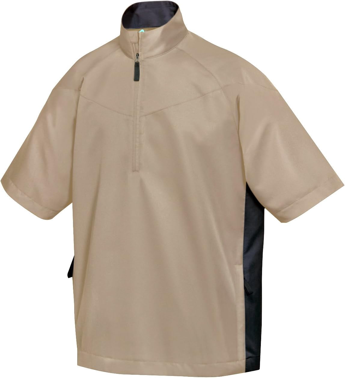 Tri-Mountain Men's Windproof Water Resistant WindShirt 1/2 Zip Short ...