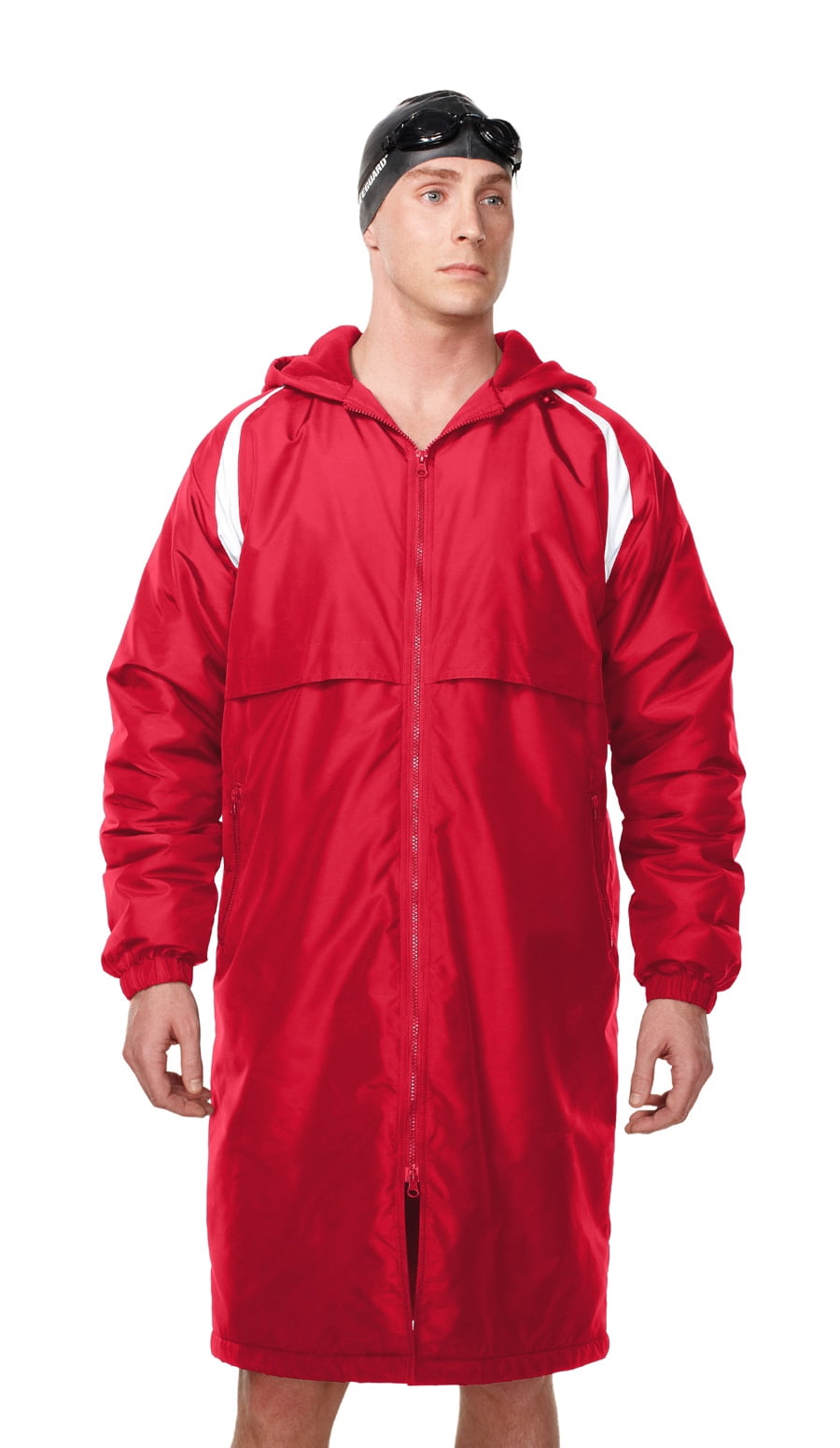 Tri-Mountain Performance Defender J9950 Taslon Coat, Large, Red/White ...