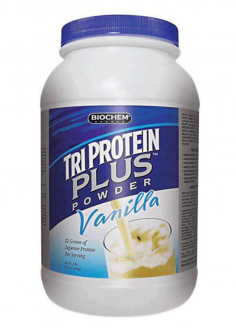 Tri Protein Plus-Vanilla Biochem 2 lbs Powder - Walmart.com
