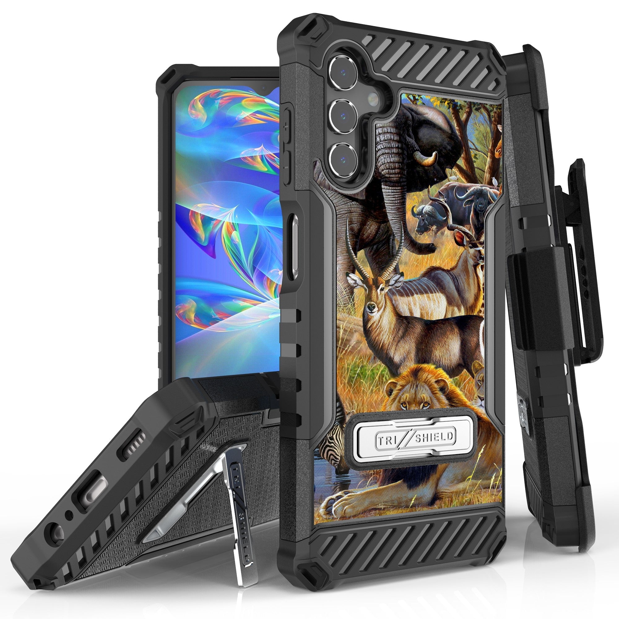 Tri Shield Rugged Cover + Hoslter Designed For Samsung Galaxy A13 5G ...