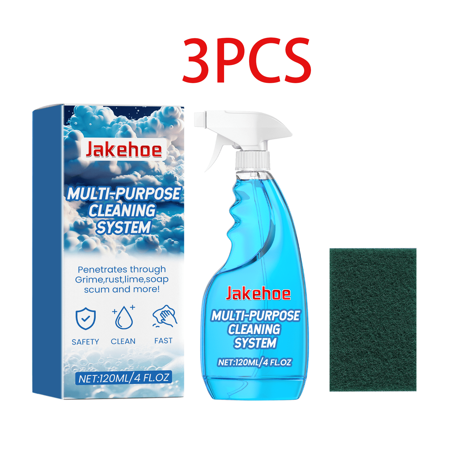 Tri-Smart Foam Cleaner – Kitchen Degreaser, Stain Eraser,Tough on ...