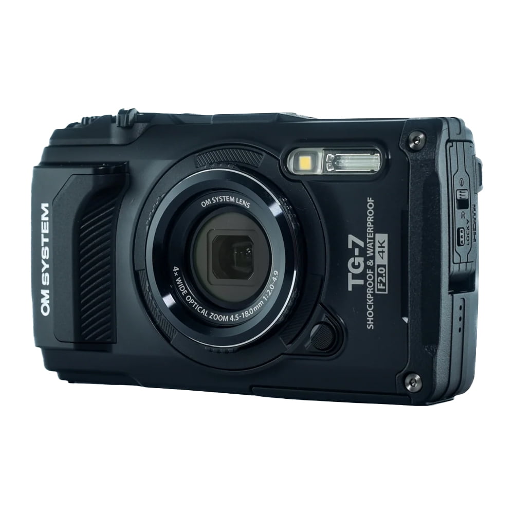 Olympus OM SYSTEM Tough TG-7 Photography Digital Camera (Black ...