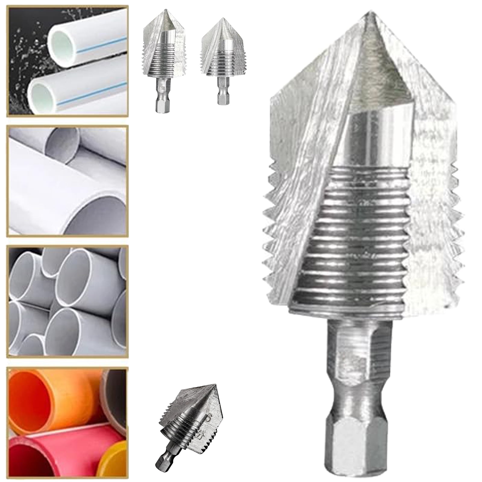 Tri-blade Tap Bit for Drilling, Tapping, Countersinking, 1/2inch 3 ...