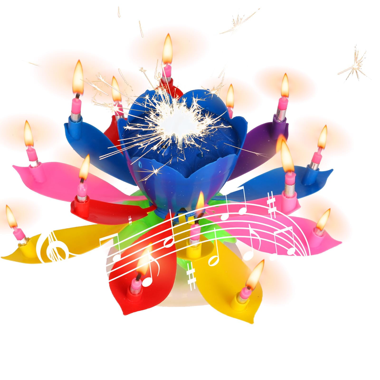 TriDWoZ Birthday Candles for Cake, Sparkling Birthday Candles for Cakes ...