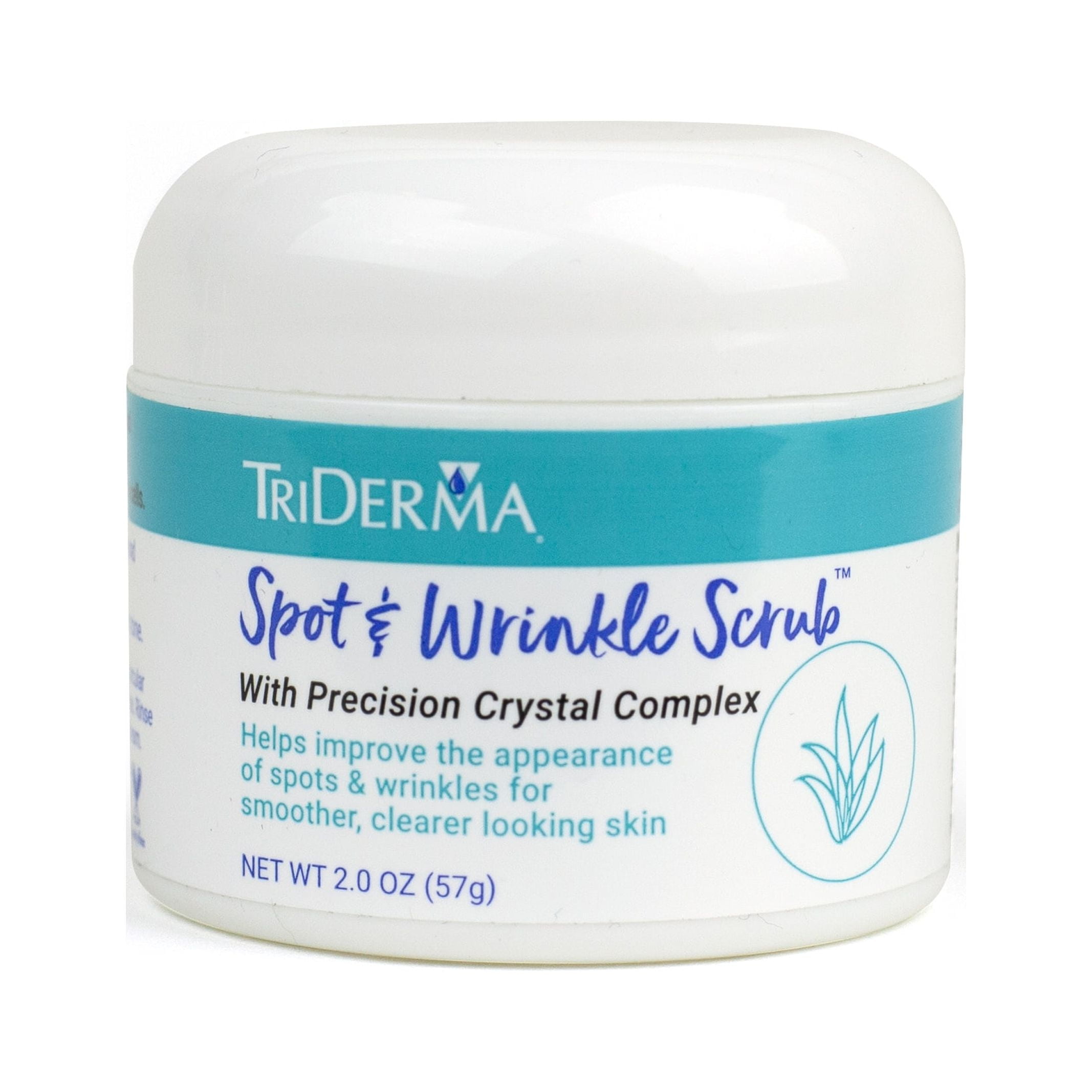 TriDerma Spot & Wrinkle Scrub for Face and Body, Microdermabrasion ...