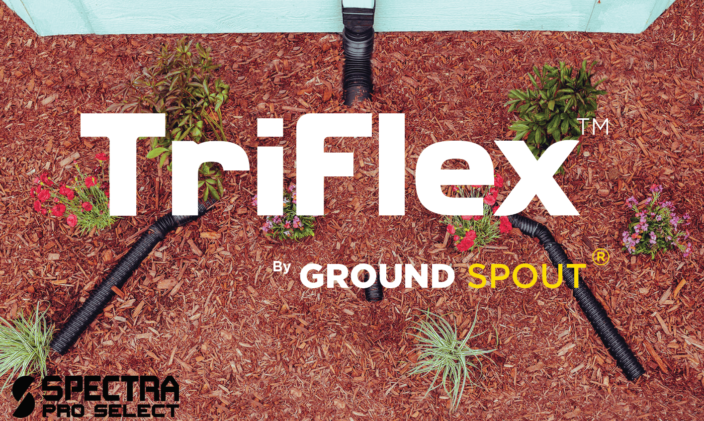 TriFlex by Ground Spout Flexible Downspout Extension by Spectra Pro ...