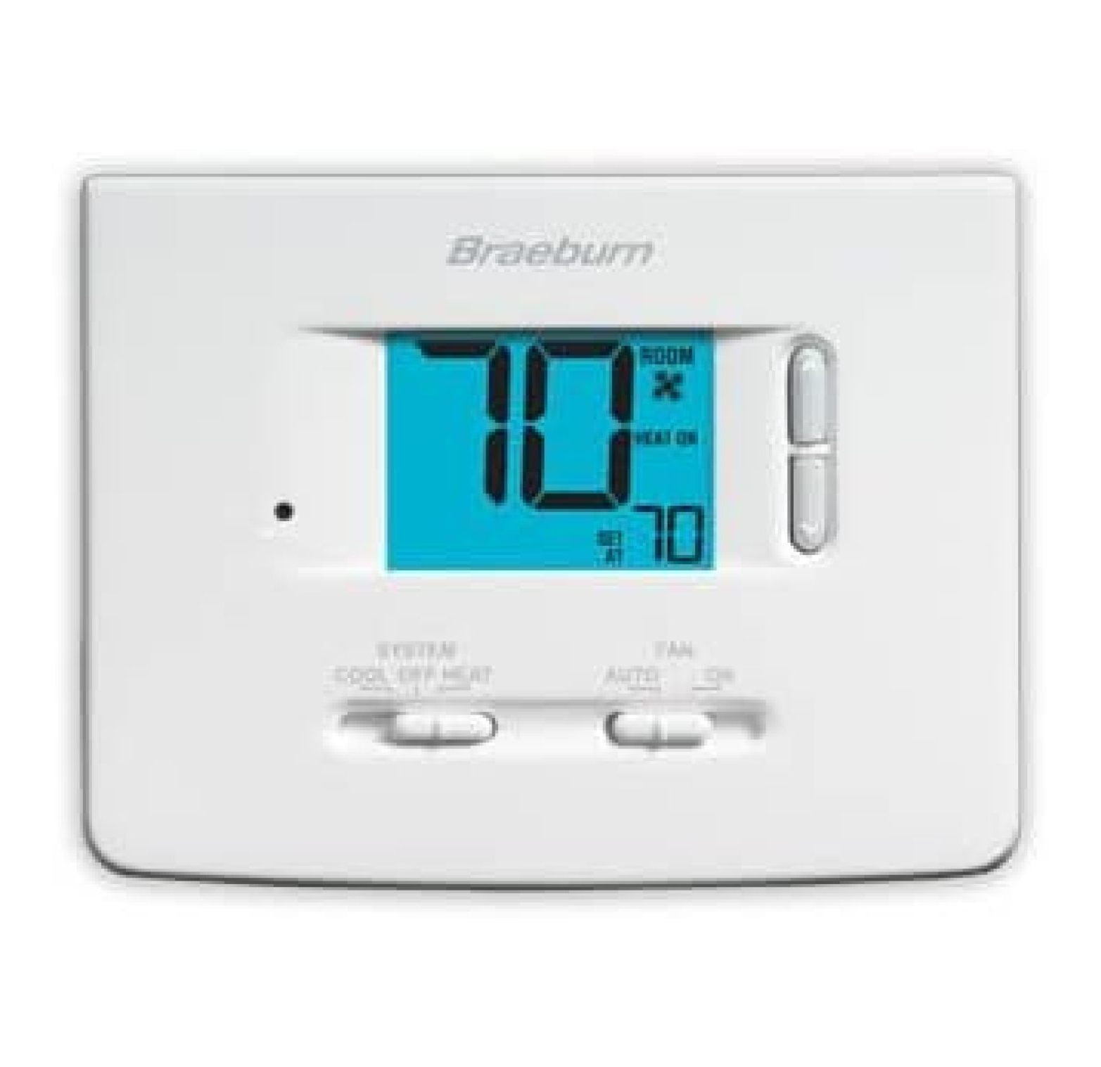 TriGol 1020NC Thermostat, Builder Series Non-Programmable, Single Stage ...