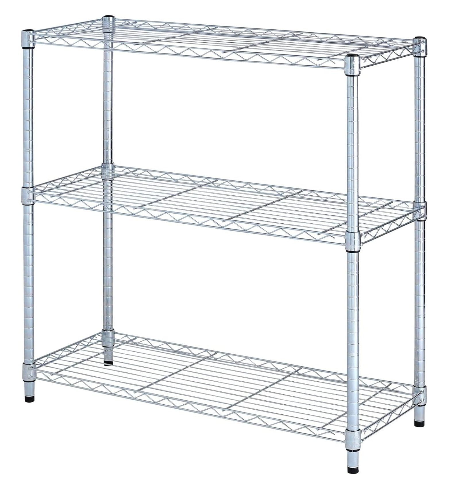 TriGol ALESW833614SR 36 in. W x 14 in. D x 36 in. H Three-Shelf ...