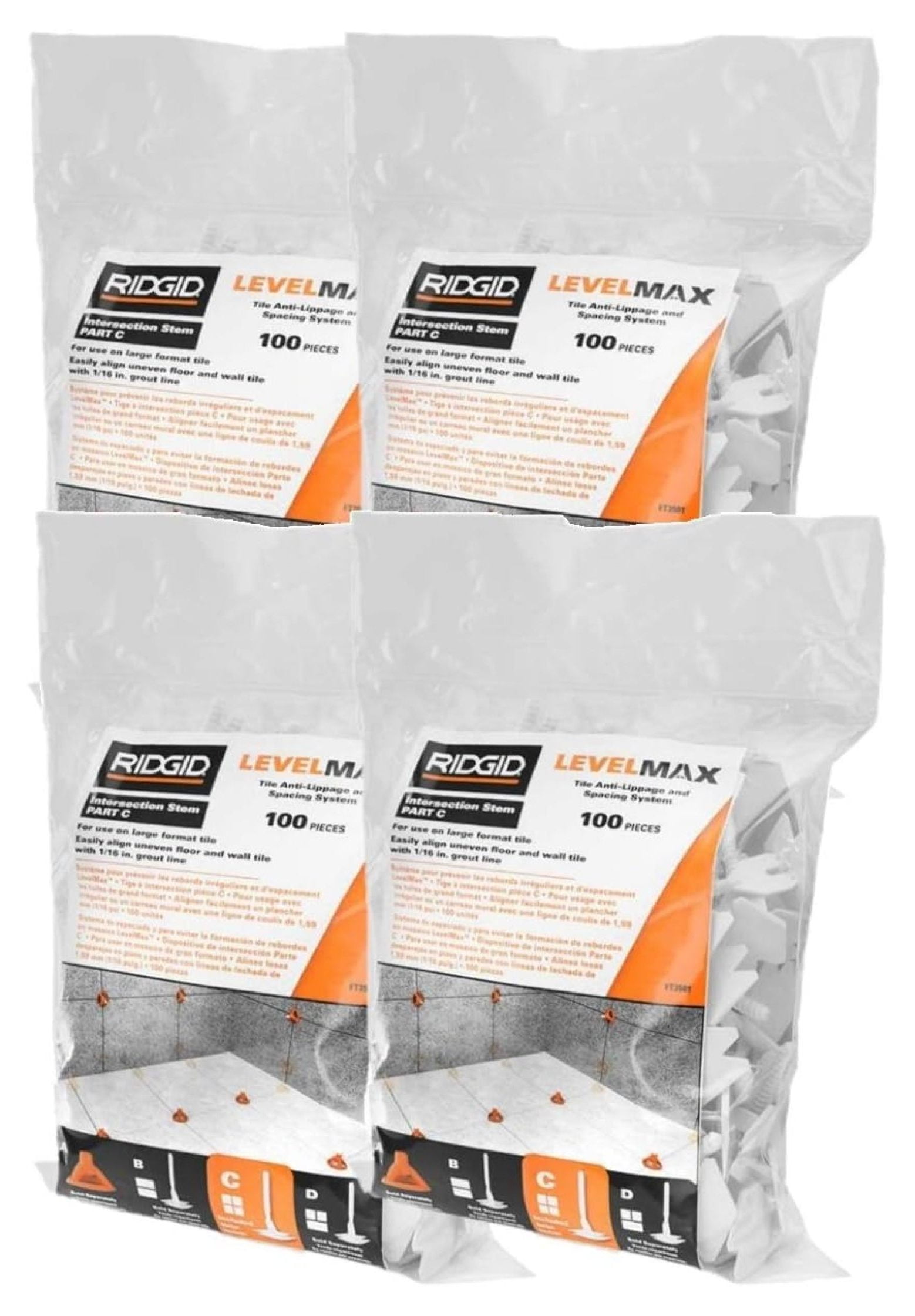 TriGol LevelMax Tile Anti-Lippage and Spacing System - Intersection ...