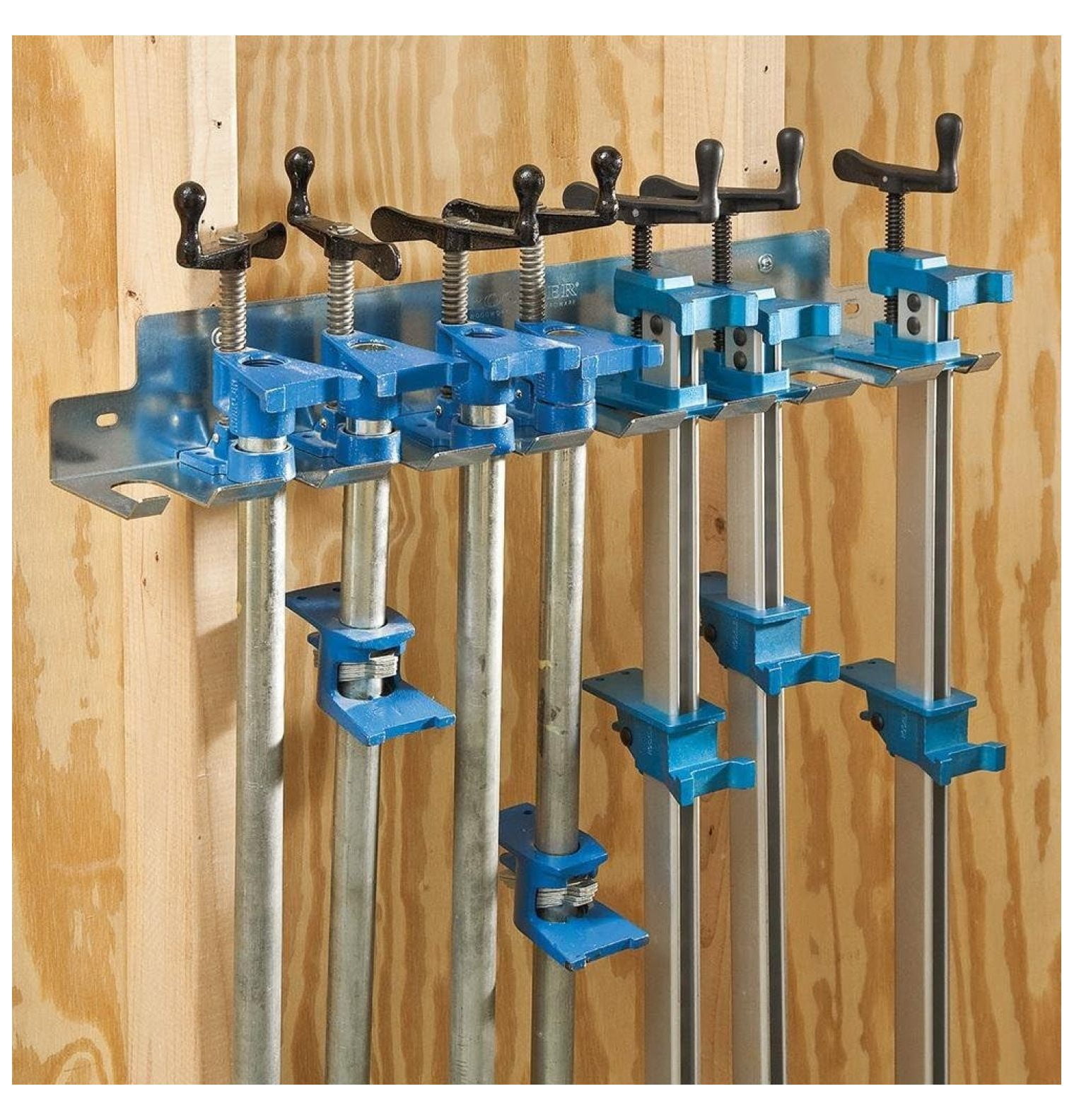 TriGol Pipe Clamp Rack (24-5/8”) - Bar Clamp Rack to Store Clamps ...