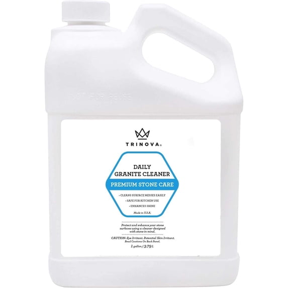 TriNova Granite Cleaner & Polish Gallon Refill for Daily Use - Made in ...