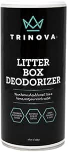 TriNova Kitty Litter Box Deodorizer - 100% Bio-Based, Hypoallergenic ...