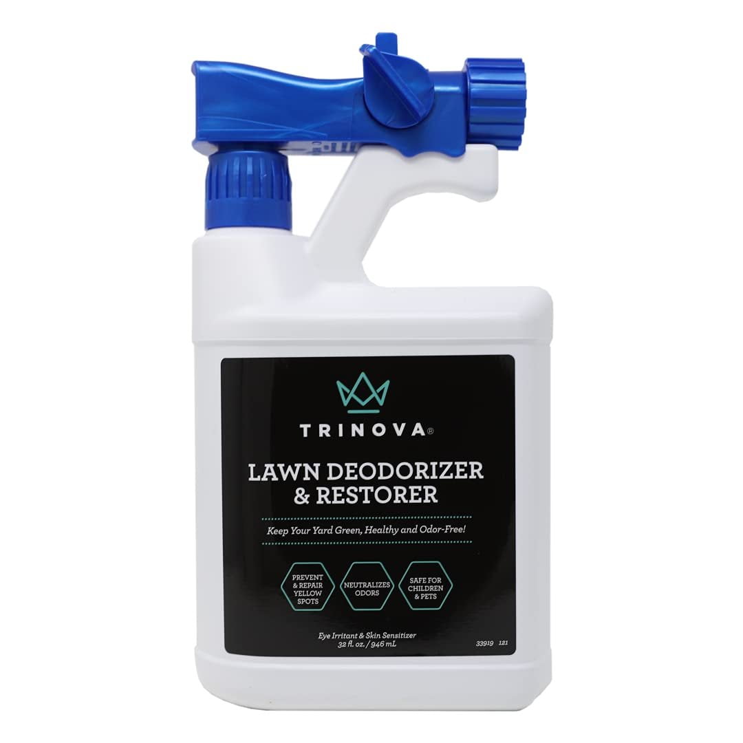 TriNova Outdoor Lawn Deodorizer & Restorer - Eliminates Dog, Puppy ...