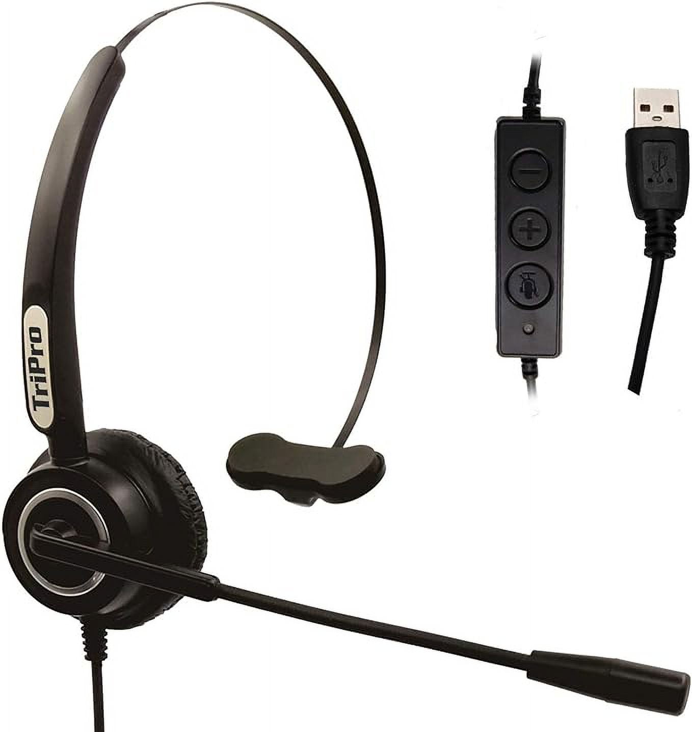 TriPro Monaural USB VoIP Headset for Computer Internet Calls, VoIP ...