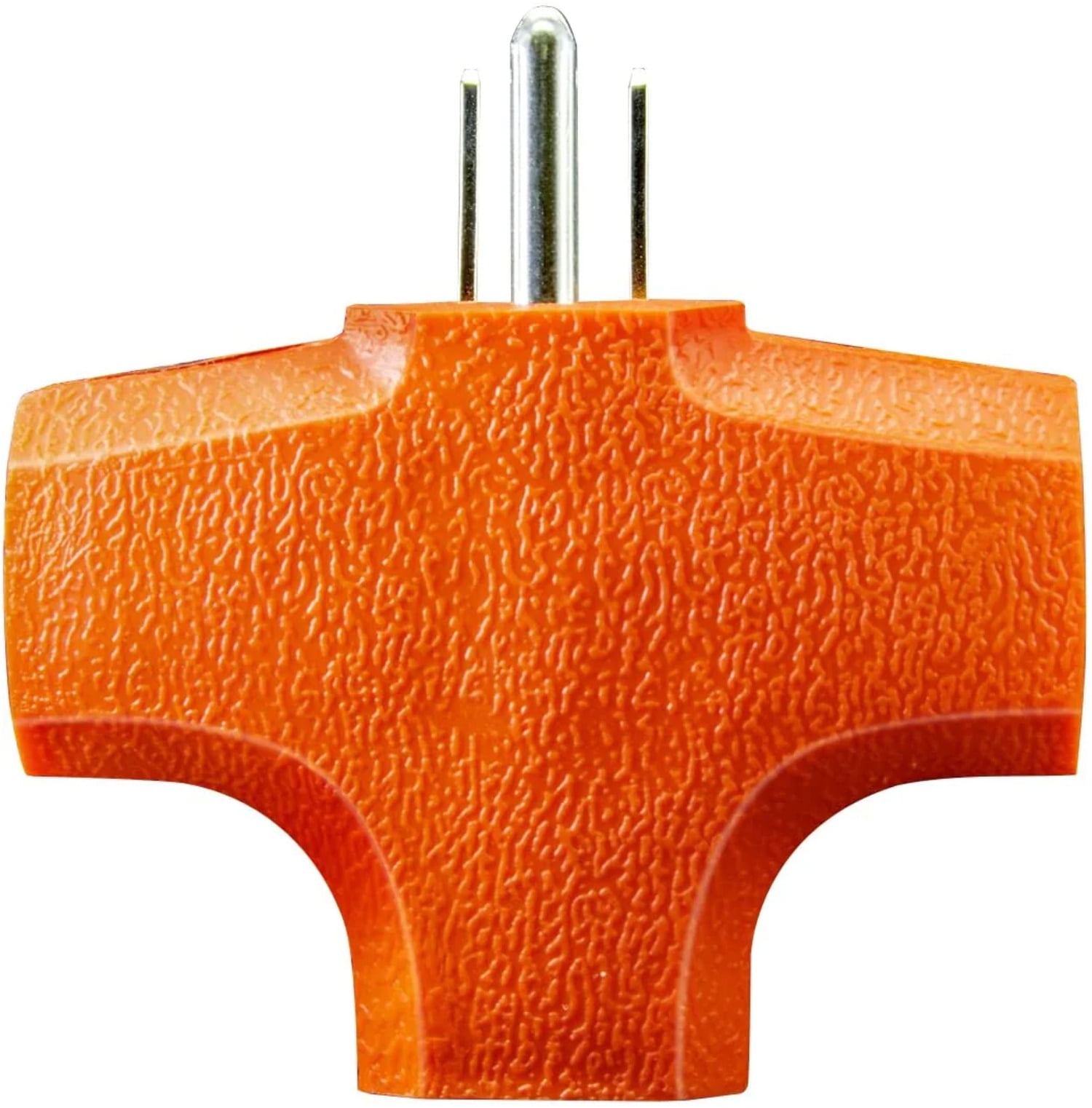 TriSonic 3 Outlet UL Adapter Heavy-Duty Grounded Power Tap, T-Shaped ...