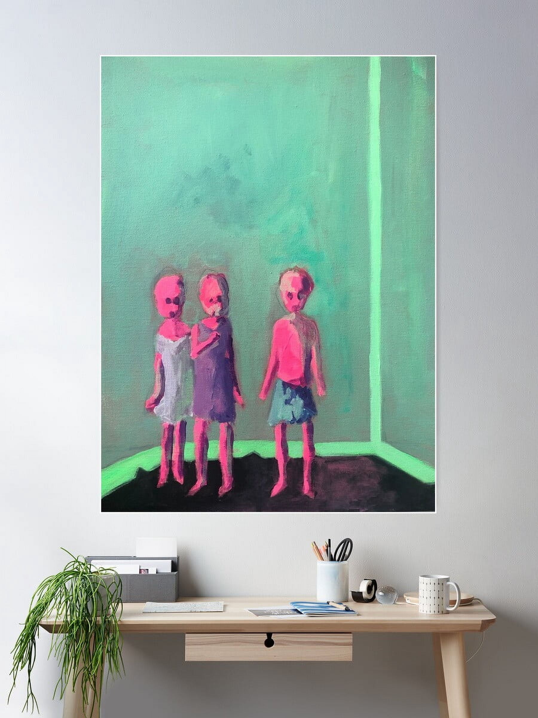 Triad Poster Wall Art, Modern Wall Decor For Living Room Bedroom, 8x12 ...