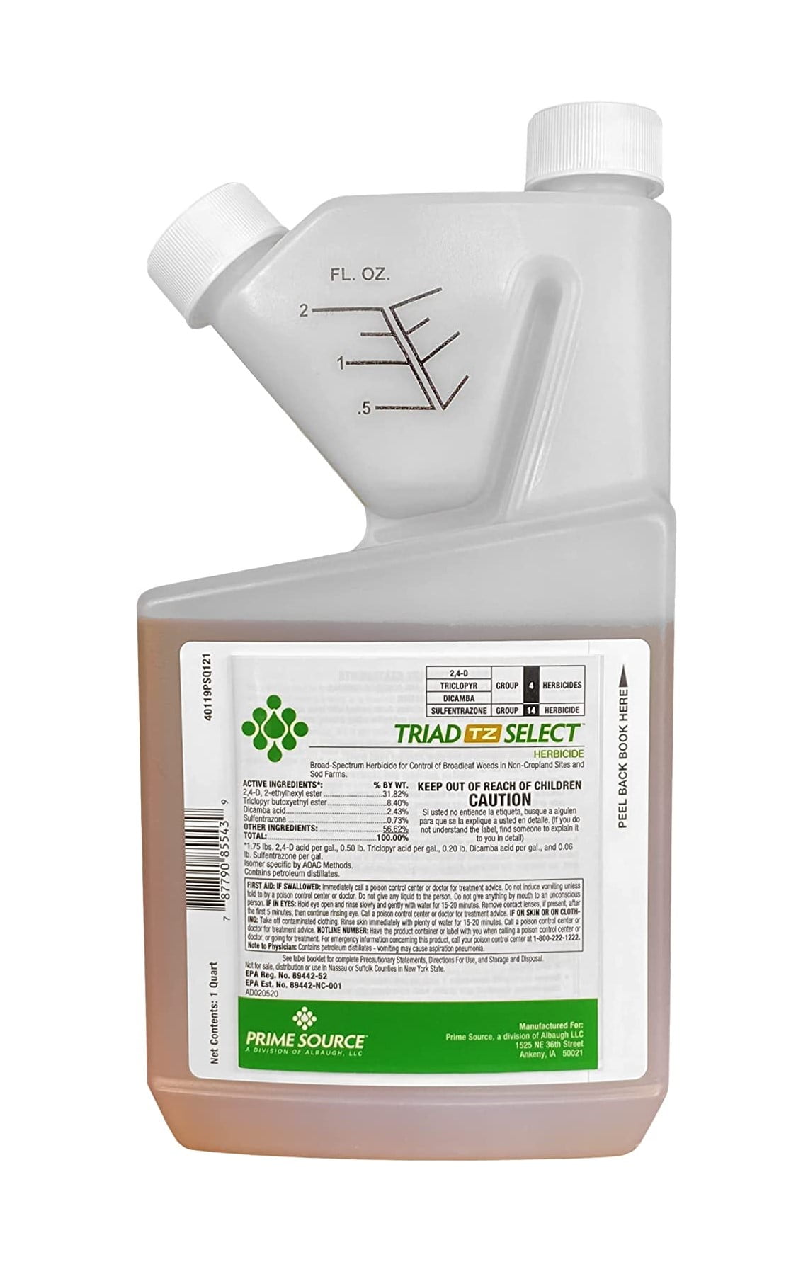 PrimeSource Triad Select Herbicide, Controls Broadleaf Weeds, 32 fl oz ...