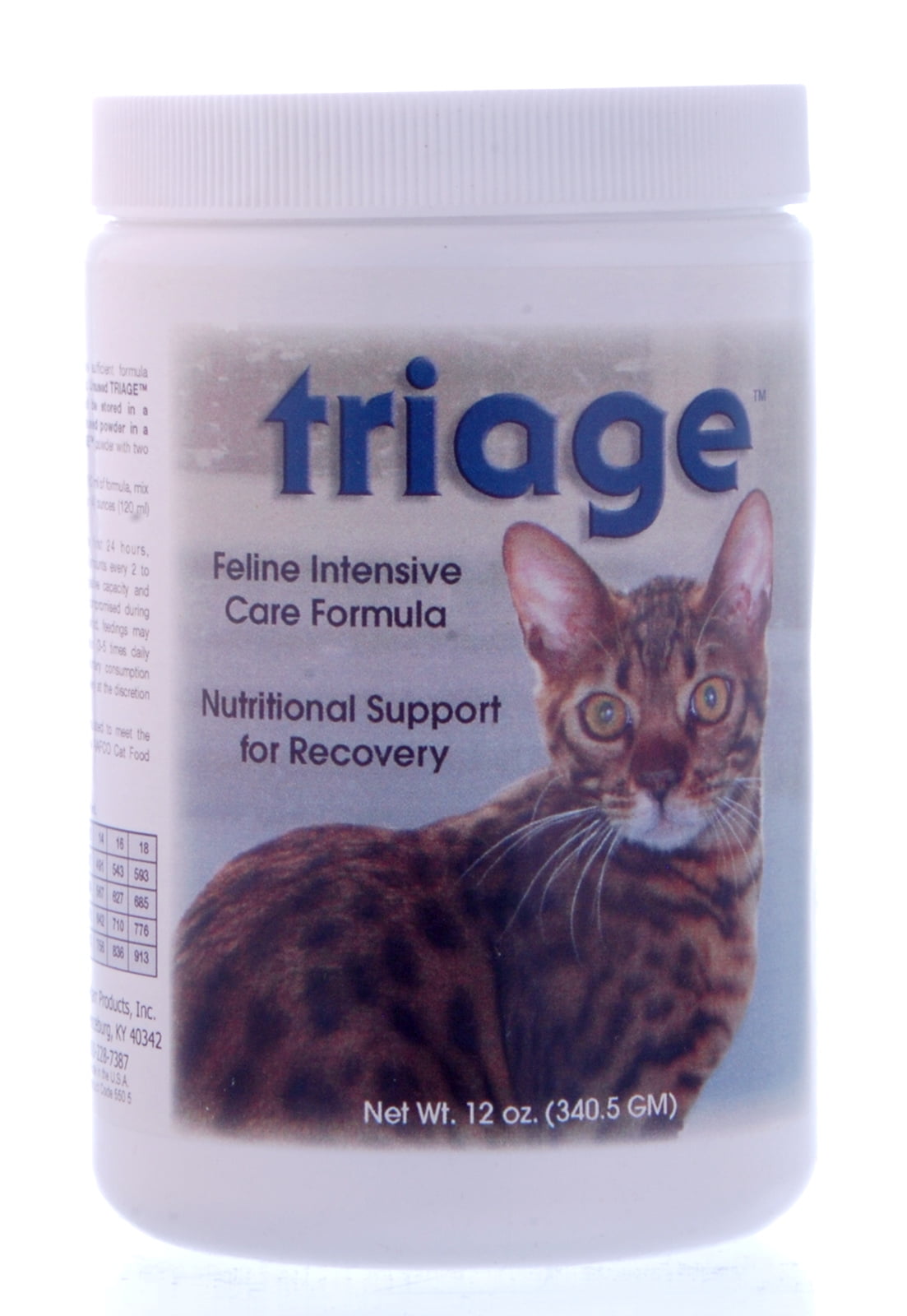Triage Feline Intensive Care Formula 12 oz - Walmart.com