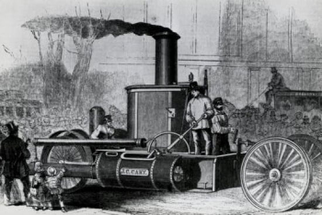 Trial Of Self-propelling Steam Fire-engine From Bowling Green to 14th ...