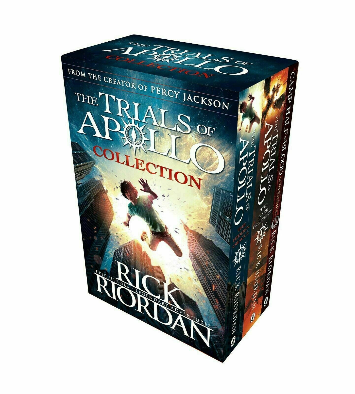 Trials Of Apollo Collection 3 Books Set The Hidden Oracle, The Dark ...