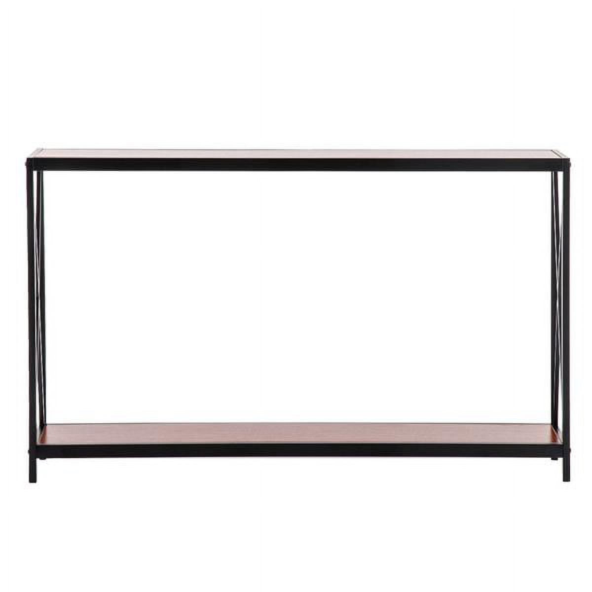 Triamine Board Cross Iron Frame Porch Table Sofa Side Table Reddish ...