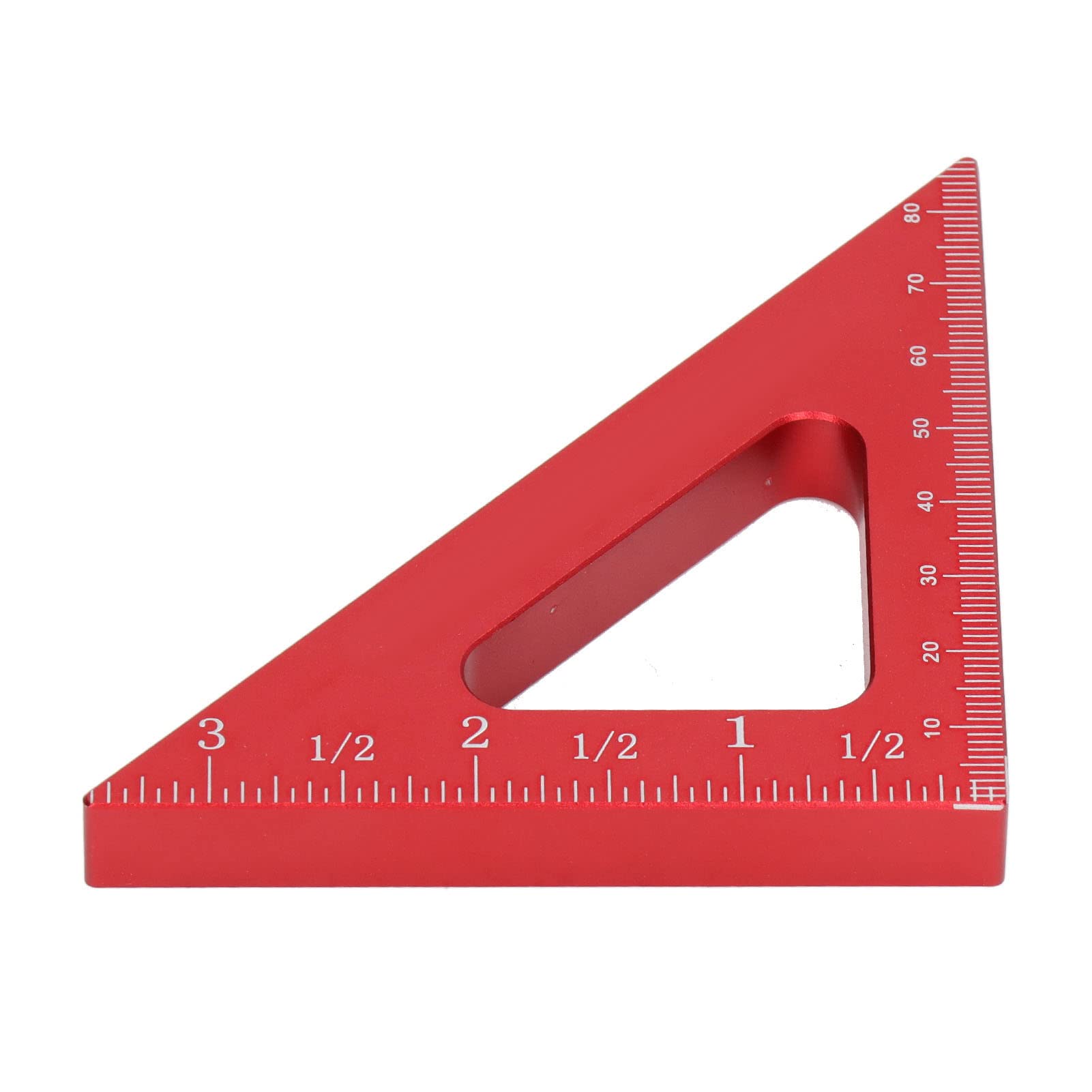 Triangle Angle Ruler, Aluminium Alloy 90 45 Degree Carpentry Squares ...