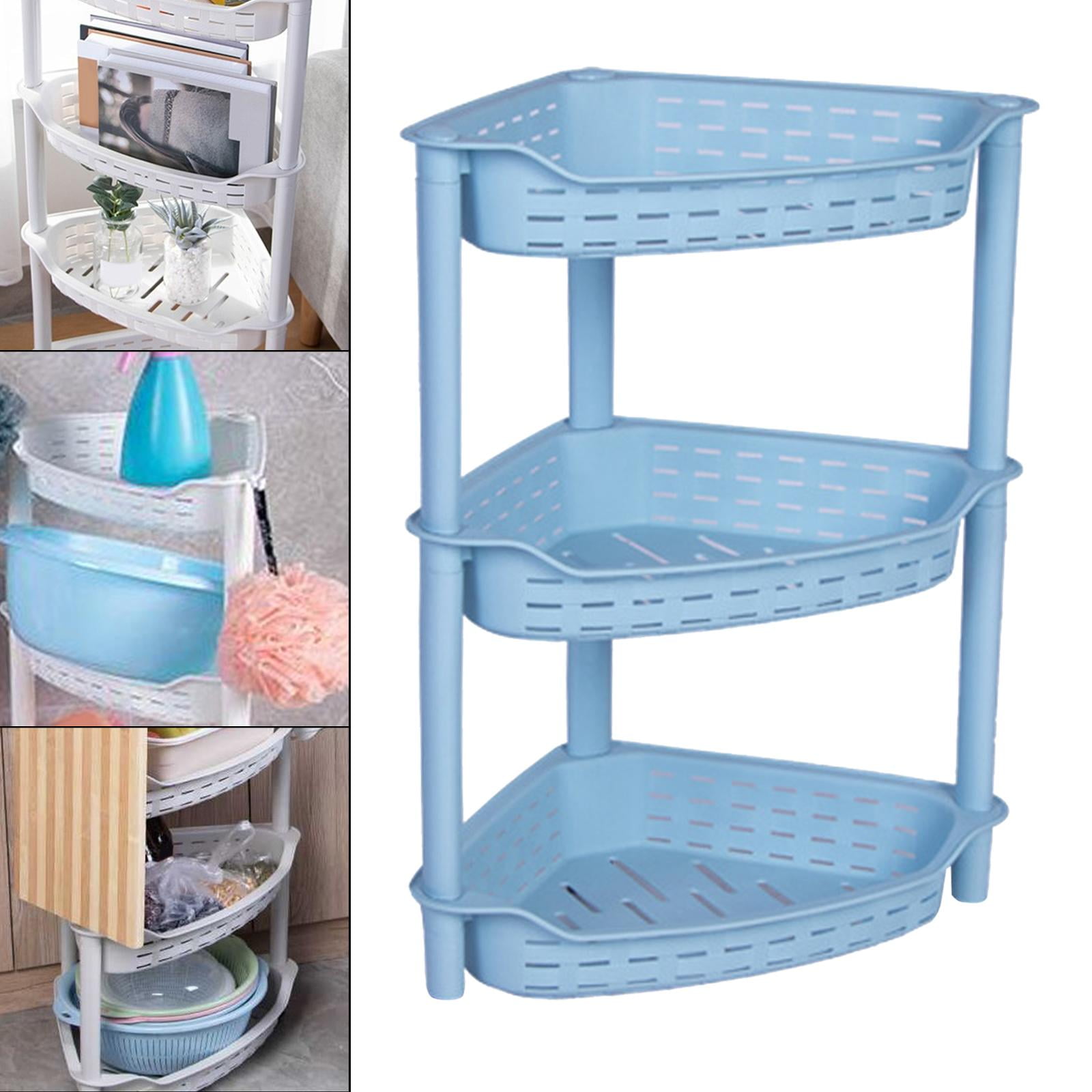Triangle Bhroom Srage Rack Bookshelf Organizer Multipurpose Space ...