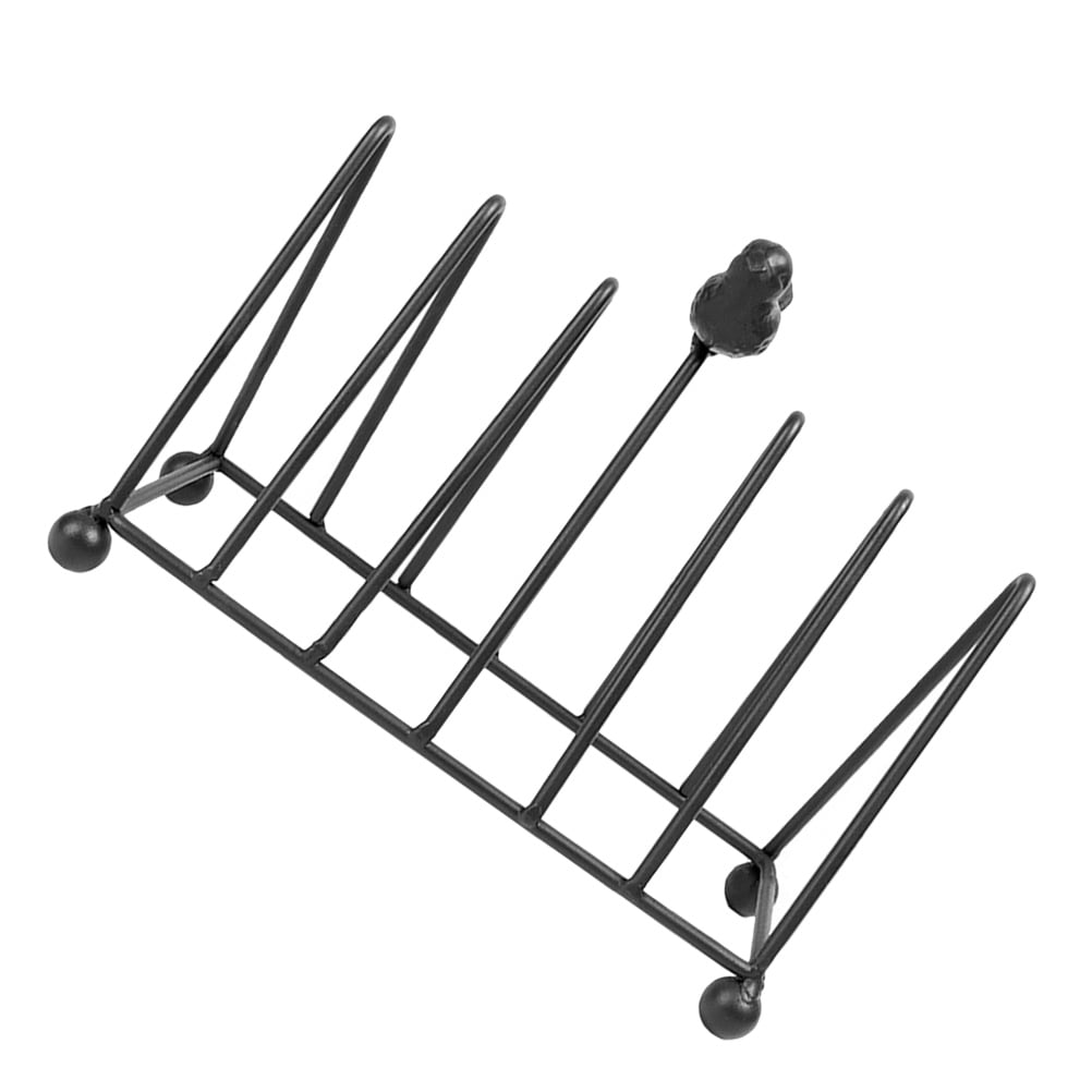 Triangle Book Stand Tabletop Book Display Holder Iron Freestanding Book ...