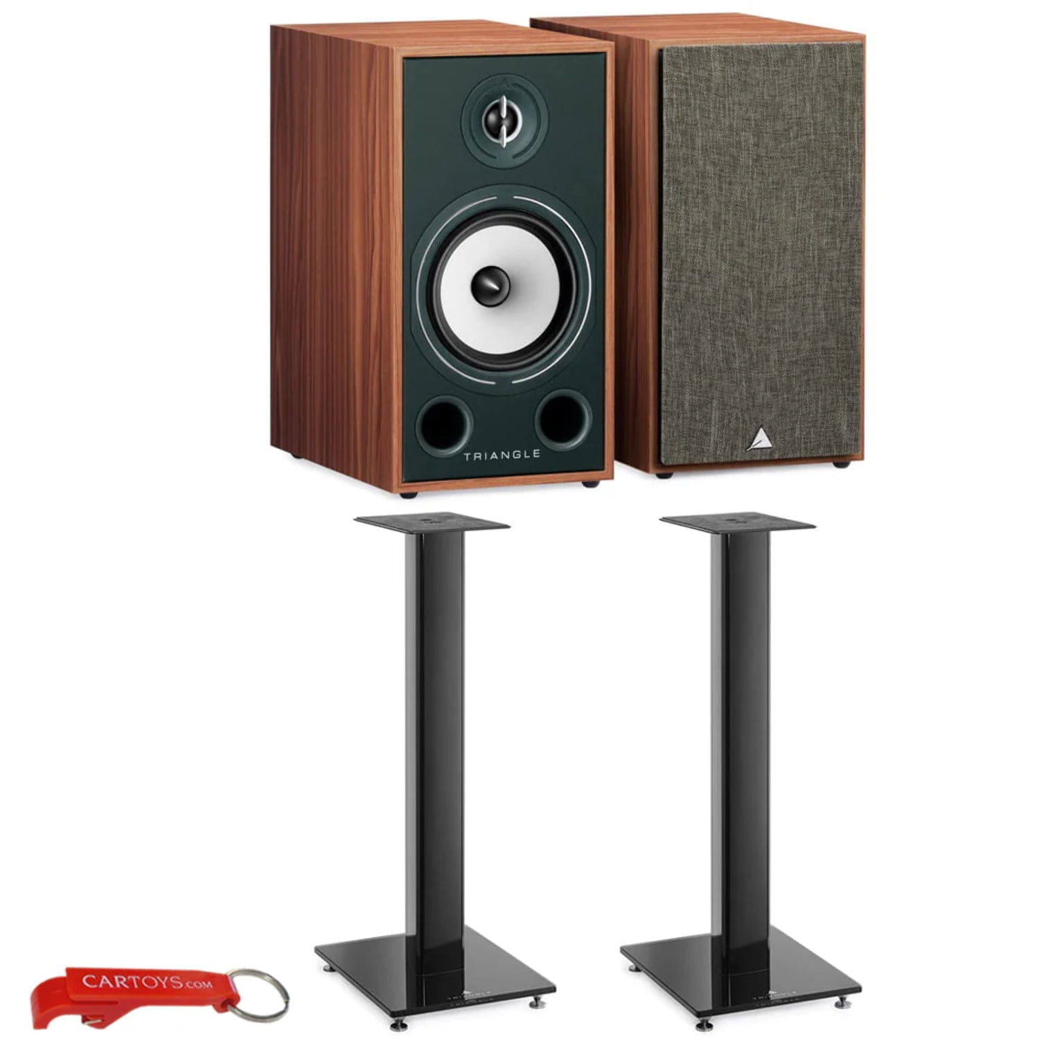 Triangle Borea BR03 Hi-Fi Bookshelf Speakers and S02 Speaker Stands ...