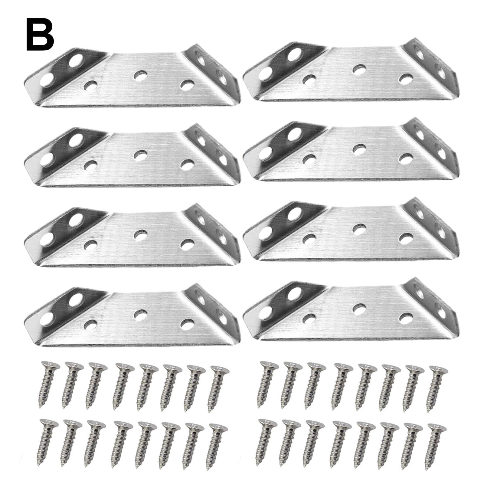 Triangle Bracket Furniture Support Universal Connectors Fastener 4/8Pcs ...