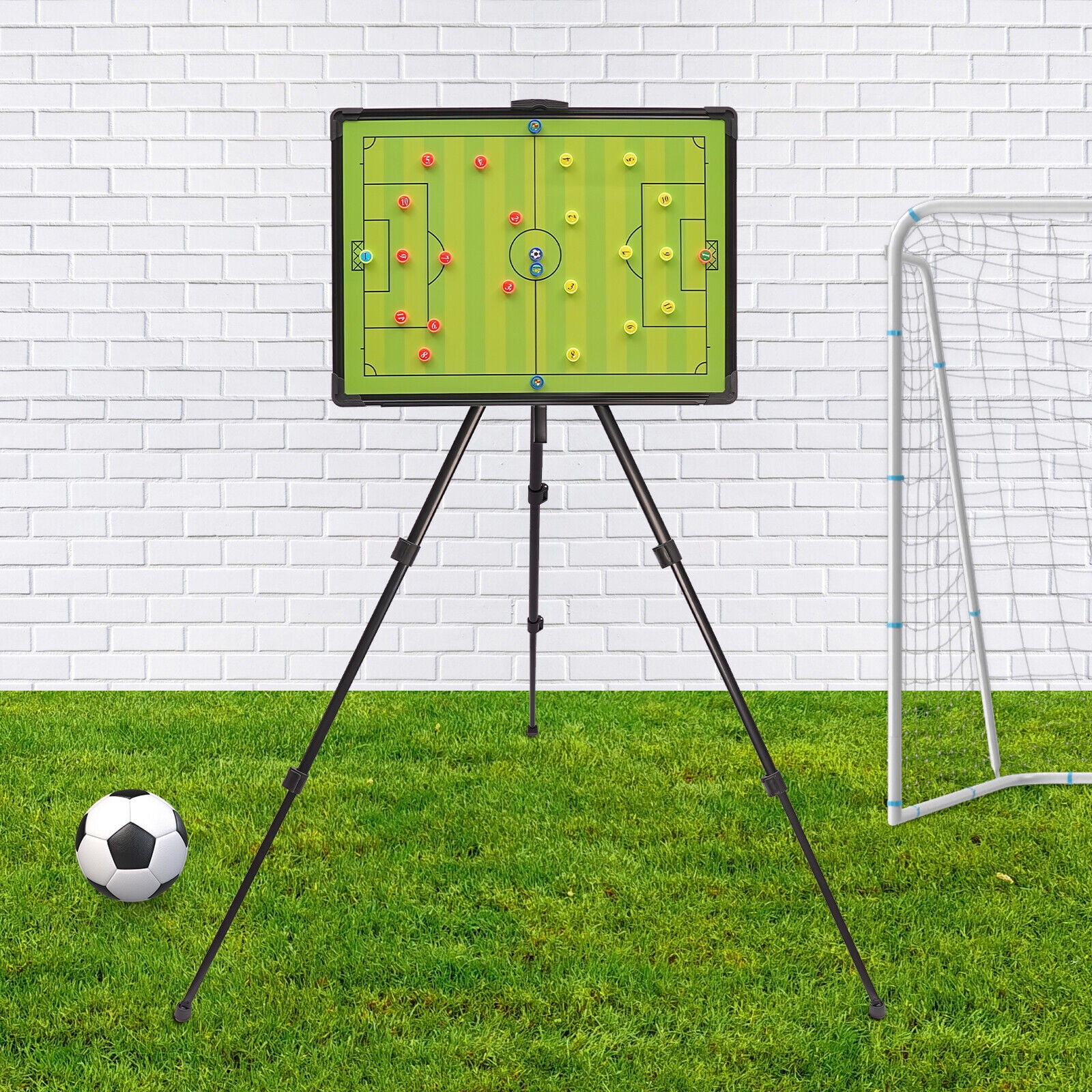 Triangle Bracket Stand Coaching Board, Football Tactical Board Portable ...