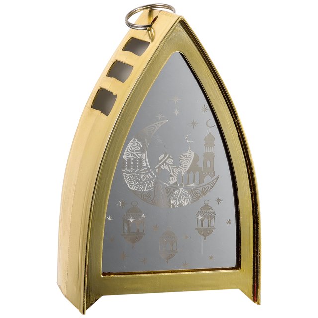 Triangle Candlestick Lantern Eid Mubarak Light Night Light Decor for ...