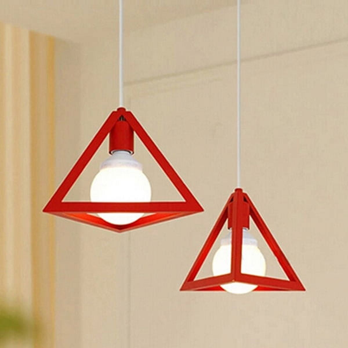 Triangle Chandelier Vintage Industrial Triangle Pendant Light ...