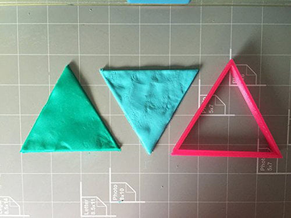 Triangle Cookie Cutter (3.5 inch)- Fast Shipping - Sharp Edges ...