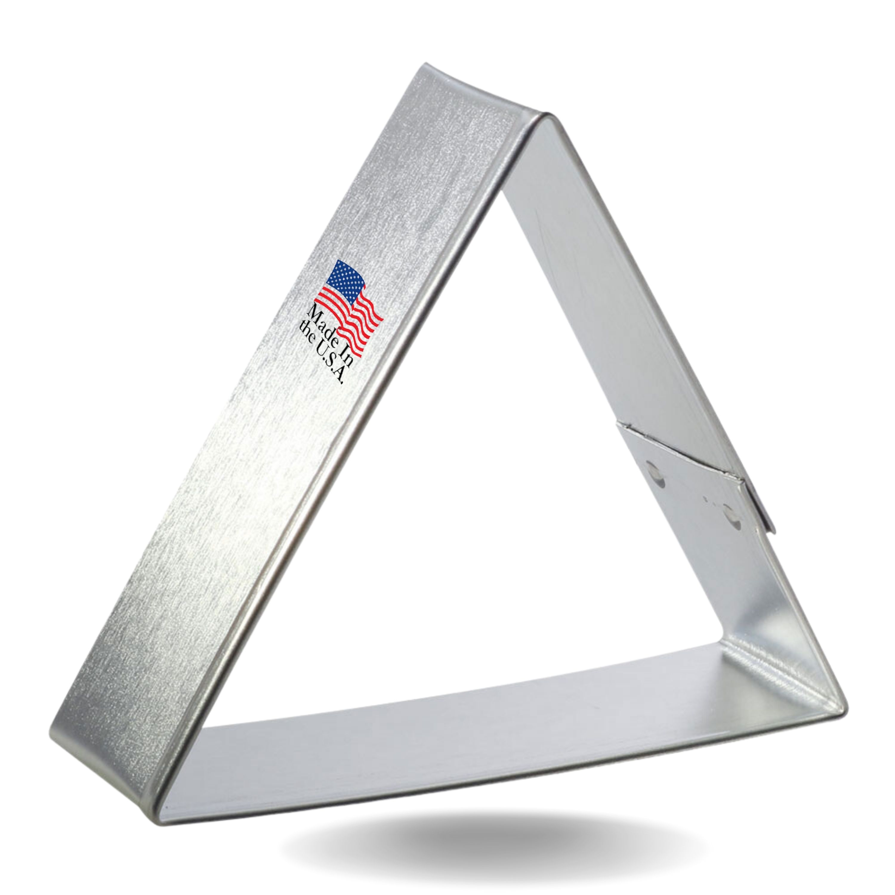 Triangle Cookie Cutter 3 in B0700 - Foose Cookie Cutters - USA Tin ...