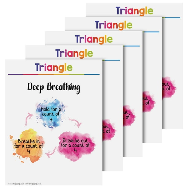 Triangle Deep Breathing Calming Corner Poster – Feelings Emotions ...