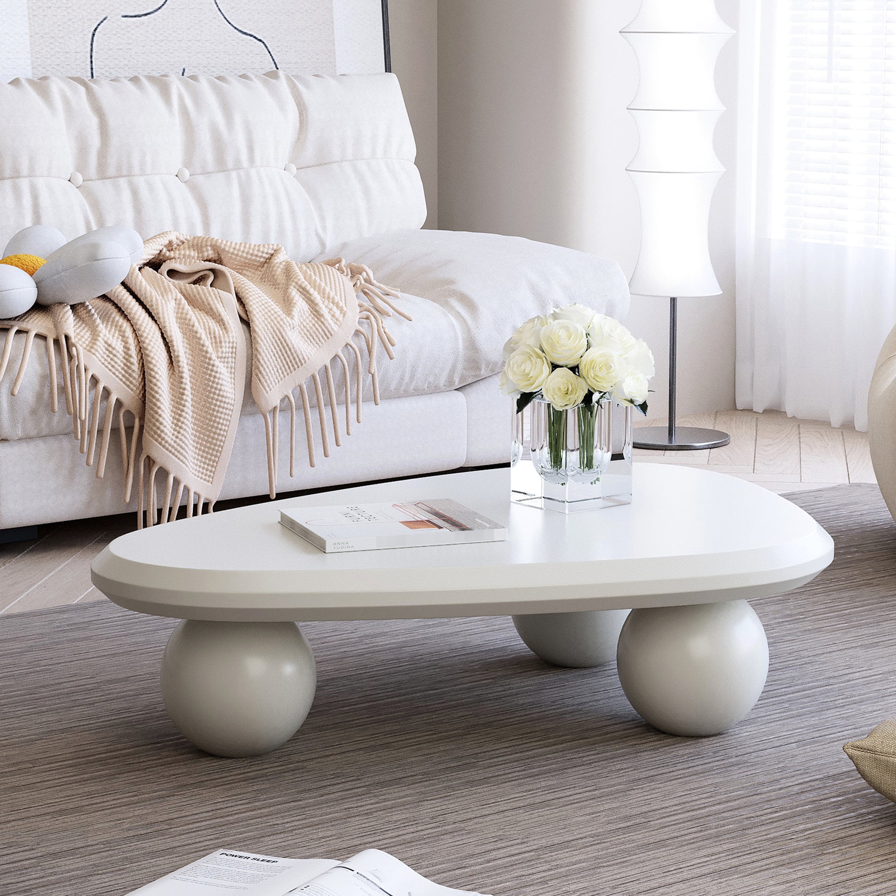 Triangle Design Coffee Table / Small Living Spaces / Beautiful and ...